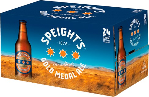 Speight’s Gold Medal Ale, Lion Red or Waikato Draught 24 x 330ml ...