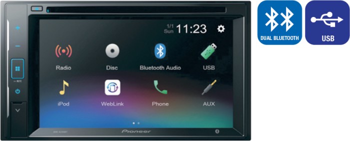 Pioneer 6.2" AV Display Multimedia Head Unit & CD Player - Repco ...