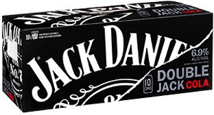 Jack Daniel's Double Jack 6.9% 10 x 330mL Cans - Liquorland Catalogue ...